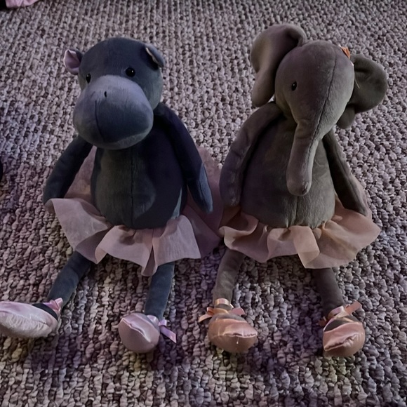 Jellycat | Toys | Jellycat Ballerina Elephant And Hippopotamus ...